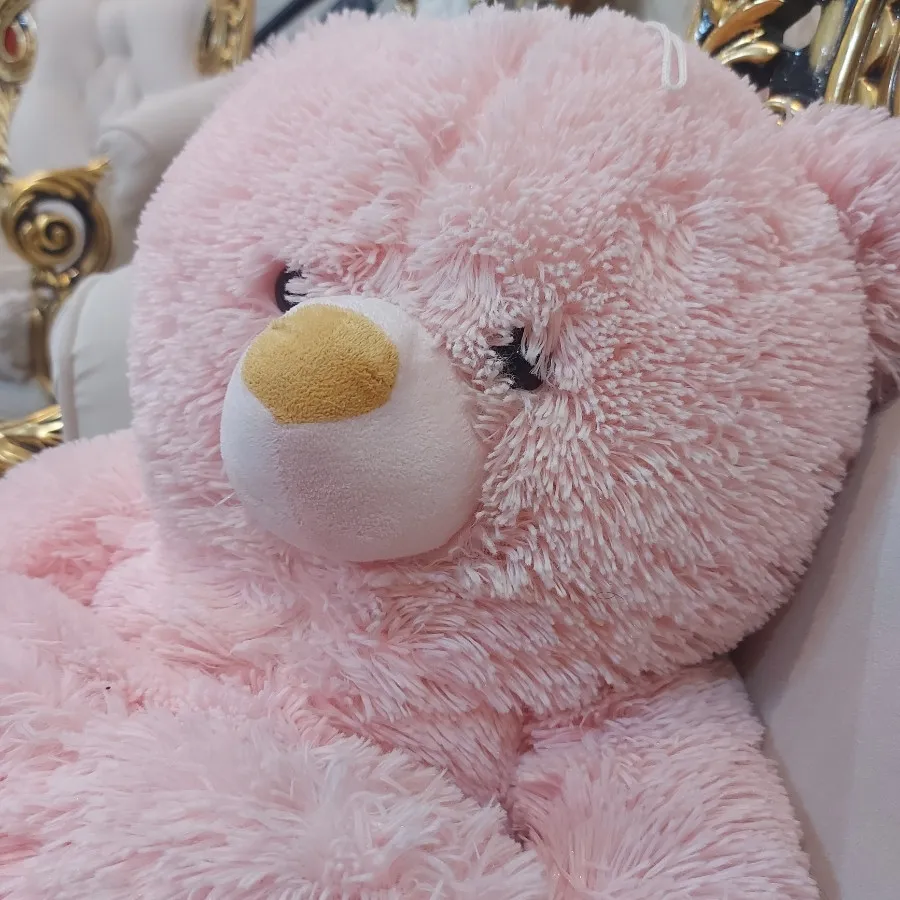 کمدا | قیمت و خرید عروسک خرس تدی ابعاد 40 سانتیمتر رنگ صورتی ملیح خوش