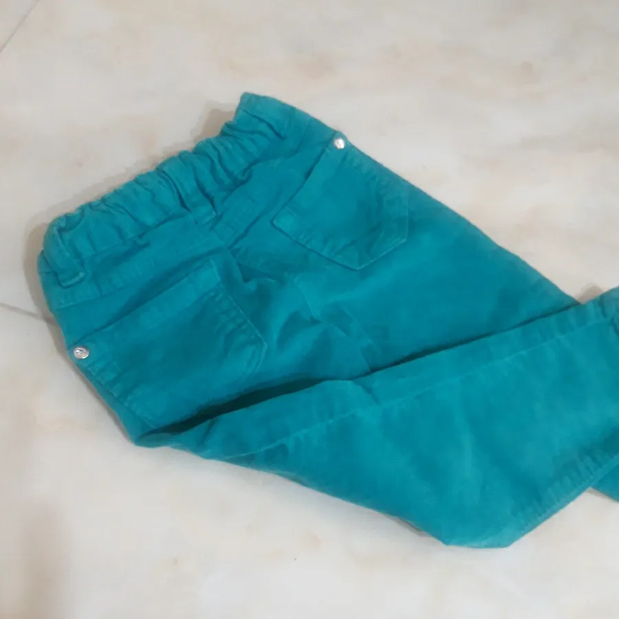 کمدا قیمت و خرید شلوار دخترونه رنگ ابی فیروزه ای سایز 1تا 2سال وزن 5